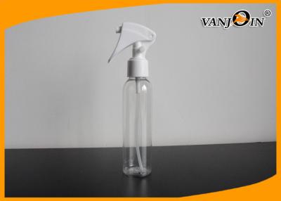 Cina Riciclando le bottiglie di plastica trasparenti cilindriche dell'ANIMALE DOMESTICO 100ML per i cosmetici chimici con spruzzo in vendita