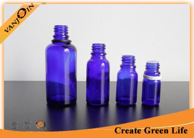 Cina bottiglie di vetro con il contagoccia, bottiglie dell'olio essenziale del blu di cobalto 50ml di profumo di vetro in vendita