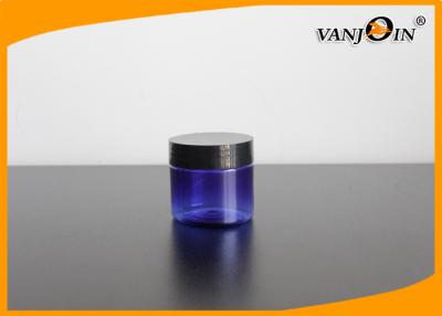 Cina barattoli del Cosmetic Packaging PP PET del barattolo dell'ampia bocca 60g di signora crema di plastica porpora con i coperchi in vendita