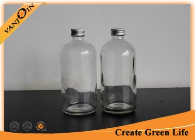 China Boston om 16oz de Koud geperste Flessen van de Glasdrank met Aluminium GLB Te koop