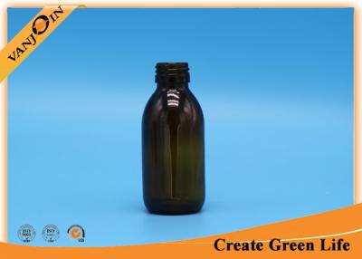Cina bottiglie di vetro ambrate 100ml per gli oli essenziali, coperchio a vite di alluminio in vendita