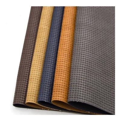 Cina Abrasion-resistant faux leather fabrics meter synthetic leather for shoes making / finto al cuoio metro in vendita