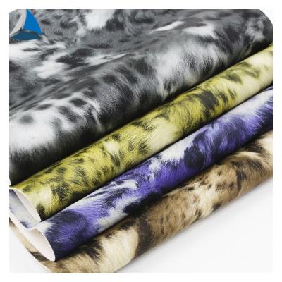 Cina Abrasion-Resistant Designer Inspired Imitation Faux Leather Printed Leather PU For Shoes in vendita