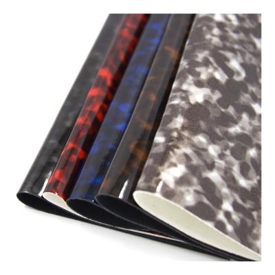 中国 Patent Neon Faux Camouflage Waterproof Printed Leather Fabric For Shoes 販売のため