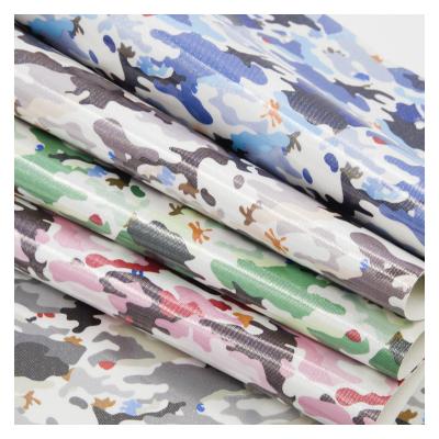 Cina Factory Wholesale China Abrasion-Resistant Camouflage Synthetic Leather Pattern Printing Faux Synthetic Leather Fabric For Shoes in vendita