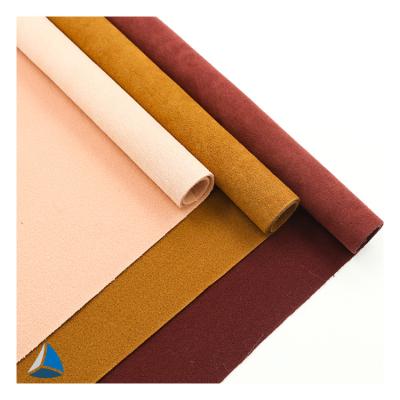Cina Anti-Static High Quality Woven Textiles Bonded Suede Fabric Material For Shoe Upper in vendita