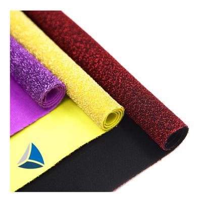 Cina 100% Shiny Gold Polyester Materials Tetron Shoe Anti-Static Fabric in vendita