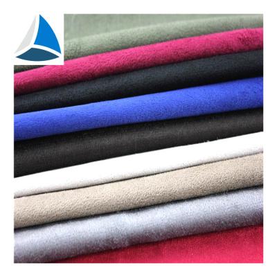 Cina Antistatic Popular Textiles And Fabrics Shoe Upper Materials Suede Fabric in vendita