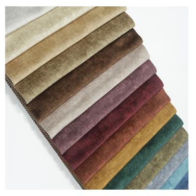 Cina Water Proof Breathable Golden 100%Polyester Velvet Sofa Fabric For Furniture Textile in vendita