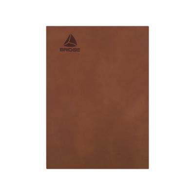 Cina 1.5Mm Matte Plain Grain Pu Synthetic Leather Waterproof Hot Selling Faux Leather Fabric For Book Cover Making in vendita
