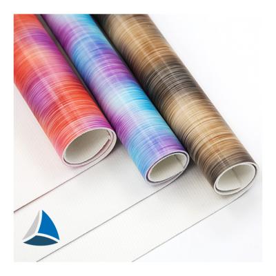 Cina Waterproof 3D TPU Film Laminated Custom Fashion PU Leather Printing Fabric For Bags in vendita