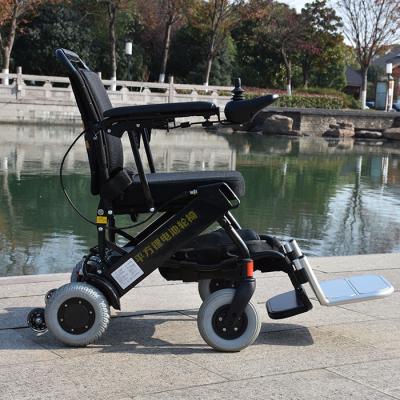 China Aluminum Alloy Mobility Folding Motorized Power Electric Wheelchair For Disabled for sale