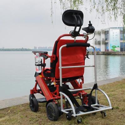 Cina Sedia a rotelle elettrica pieghevole classica ultra leggera con la lega di alluminio in vendita