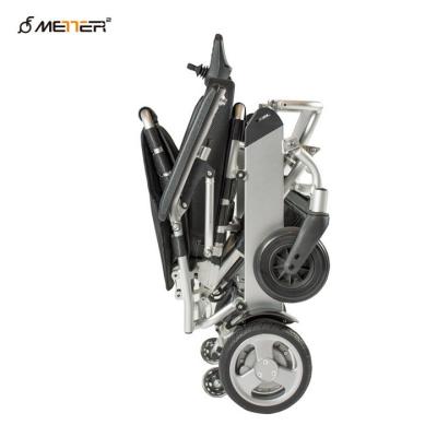 Cina Lega di alluminio che piega sedia a rotelle elettrica con il motore senza spazzola 180W*2 in vendita
