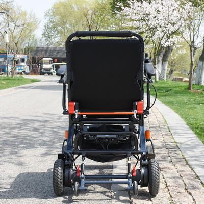 Cina Sedia a rotelle elettrica pieghevole per disabili in alluminio leggero in vendita
