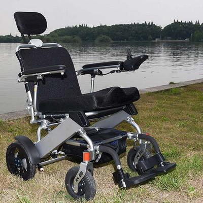 Cina Sedia a rotelle elettrica per disabili con batteria agli ioni di litio multifunzione in vendita