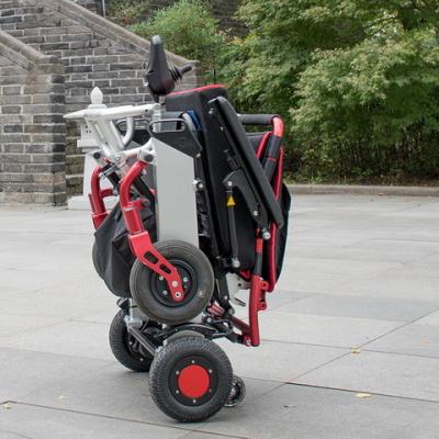 Cina Peso leggero motorizzato pieghevole della sedia a rotelle elettrica 6 km/hr di piegatura in vendita