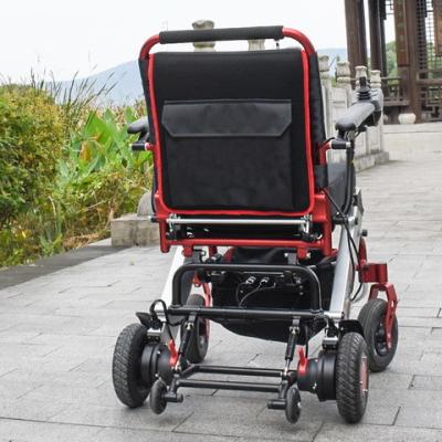 Cina Peso leggero motorizzato pieghevole della sedia a rotelle elettrica 6 km/hr di piegatura in vendita