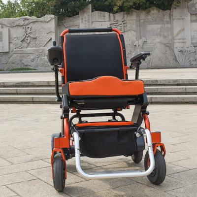 Cina Sedia a rotelle elettrica a batteria al litio con pneumatico rigido in PU pieghevole in vendita