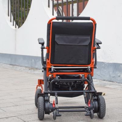 Cina Sedia a rotelle elettrica pieghevole 6 km/h con pneumatico rigido in PU in vendita