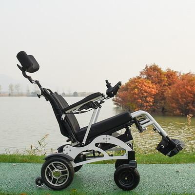 Cina Carrozzina elettrica pieghevole leggera del motore della spazzola 120KG di carico in vendita