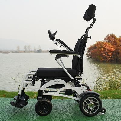 Cina Peso leggero pieghevole elettrico di alluminio del carico della sedia a rotelle 120kg in vendita