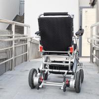 China Brushless Lightweight Foldable Electric Wheelchair Lithium for sale