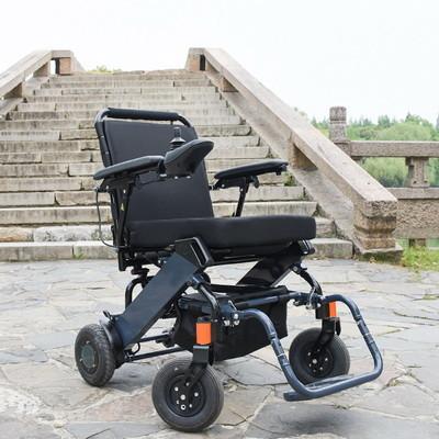 Cina Lega di alluminio elettrica motorizzata piegante della sedia a rotelle leggera in vendita