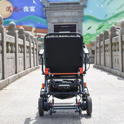 Cina Peso leggero di alluminio 6km/H pieghevole della sedia a rotelle elettrica in vendita