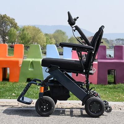 Cina Sedia a rotelle di potere motorizzata alluminio della batteria al litio elettrica per disabile in vendita