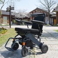 China PU Tyre Electric Wheelchair Lightweight Foldable Multifunction for sale