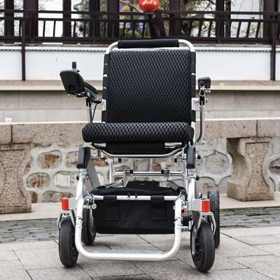 Cina Peso leggero pieghevole del carico della sedia a rotelle elettrica 120KG del motore senza spazzola in vendita