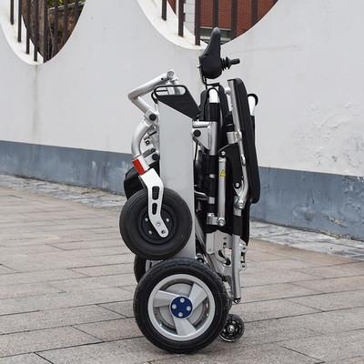 Cina Peso leggero pieghevole del carico della sedia a rotelle elettrica 120KG del motore senza spazzola in vendita