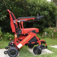 China Adjustable Controller Classic Foldable Electric Wheelchair With Brushless Motor for sale