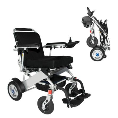 China Lithium 36km Multifunction Foldable Electric Wheelchair for sale