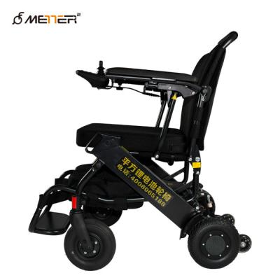 Cina Sedia a rotelle elettrica pieghevole del classico disabile di alluminio 8Ah in vendita