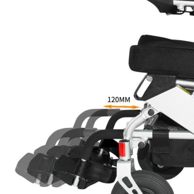 China 6km/hr Anodizing Lightweight Foldable Motorized Wheelchair for sale