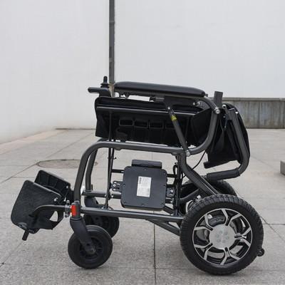 Cina Sedia a rotelle leggera di potere della batteria al litio pieghevole con la gomma dell'unità di elaborazione in vendita