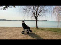 Multifunction Folding Electric Wheelchair With Electromagnetic Brake