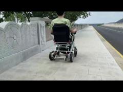 Lithium Battery Powered Lightweight Wheelchair Folding