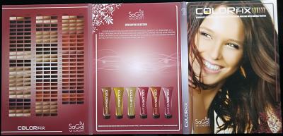 China DZD New special color chart shiny loop plus straight hair with CYMK  with  seventy two colors for sale