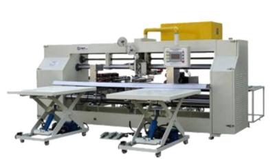 Cina Il doppio automatico dei semi della cucitrice del cartone del servomotore del cartone ha ondulato in vendita