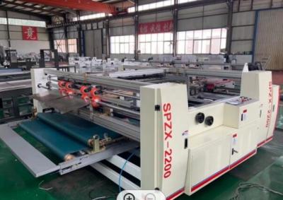 China Duas partes encadernam o dobramento e a colagem da máquina para caixa ondulada à venda