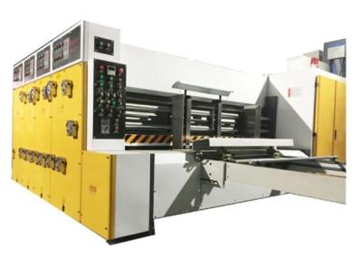 China Imprimir entalhando o fechamento pneumático cortando da máquina ondulada da caixa acima à venda