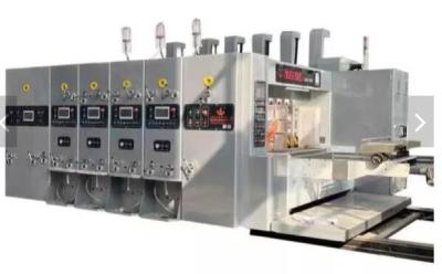 Cina Alta velocità Flexo della macchina di fabbricazione del contenitore di cartone dello SpA che stampa scanalatura in vendita