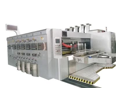 China Auto Feeder 6 Colors Flexo Printer Slotter Machine For Corrugated Carton Box for sale