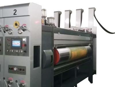 China Auto Feeder 6 Colors Flexo Printer Slotter Machine For Corrugated Carton Box for sale