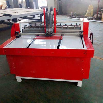 China Automatic Partition Slot Corrugated Carton Box Machine 9 Slitter Knives for sale