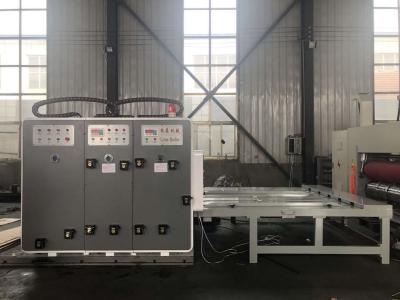 China Semi Automatic 1800mm Flexo Printer Slotter Die Cutter Chain Feeding for sale