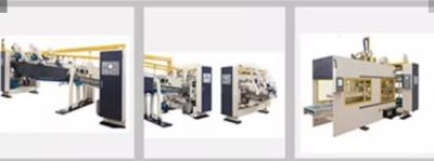 China Máquina de corte e vinco para impressora flexográfica caixa de papelão ondulado colagem à venda